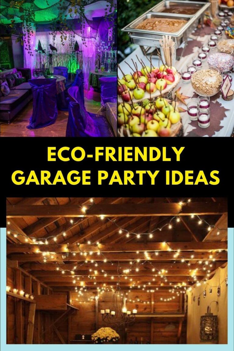 Garage Party Ideas with Easy Setup