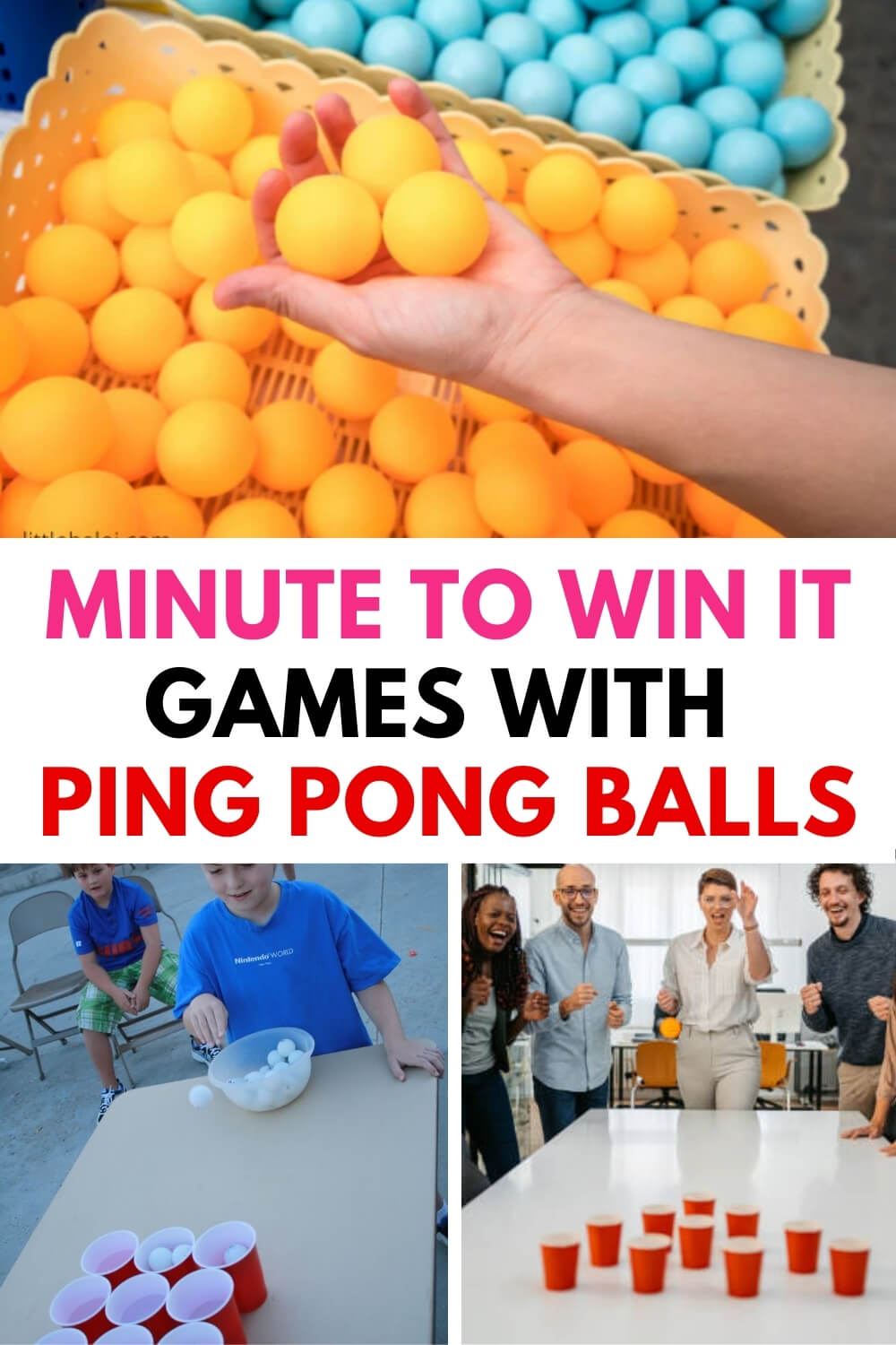 Fun and Engaging Minute to Win It Games with Ping Pong Balls