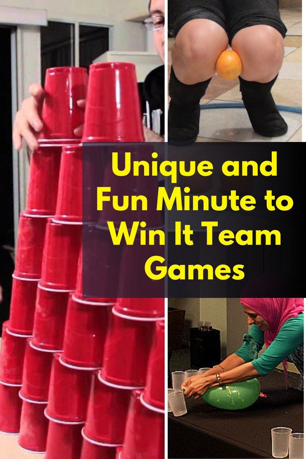 Minute to Win It Team Games: Fun Ideas for Everyone