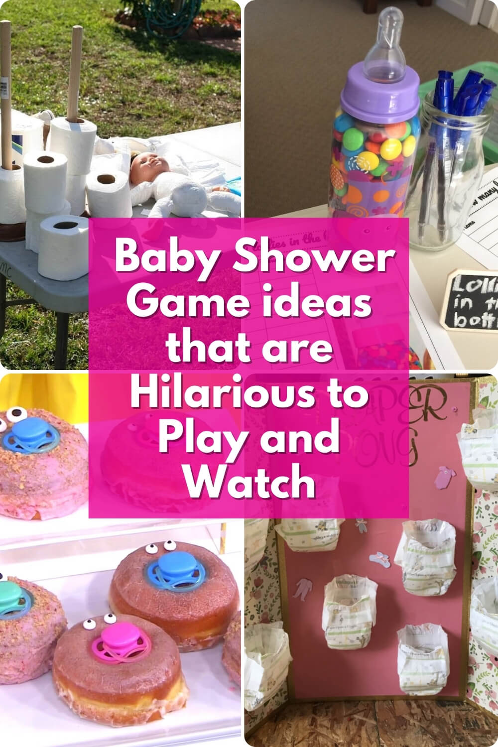 Funny Minute to Win It Baby Shower Games
