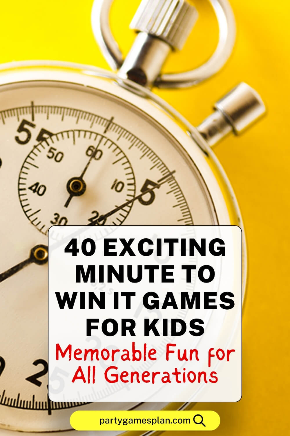 40 Exciting Minute to Win It Games for Kids