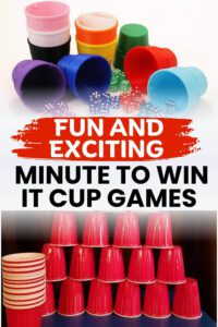 Flip, Stack, Blow – The Ultimate Minute to Win It Cup Games for Parties