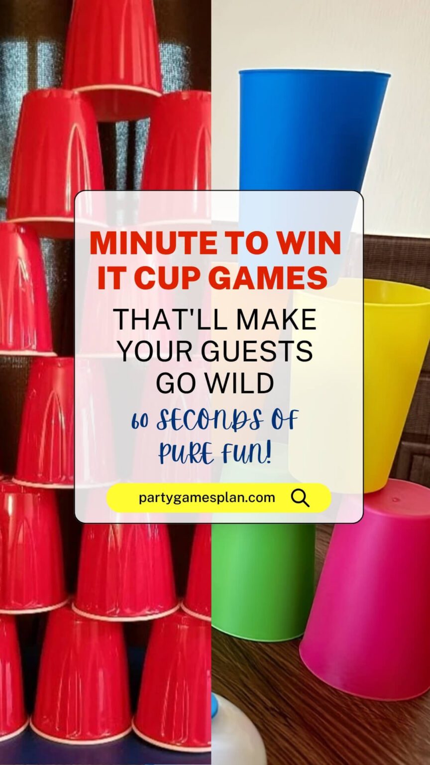 Flip, Stack, Blow – The Ultimate Minute to Win It Cup Games for Parties