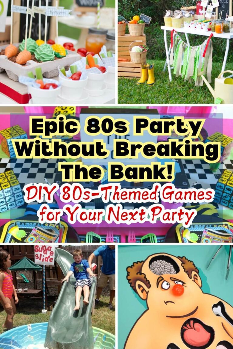 10 Ultimate DIY 80s-Themed Games for Your Next Party